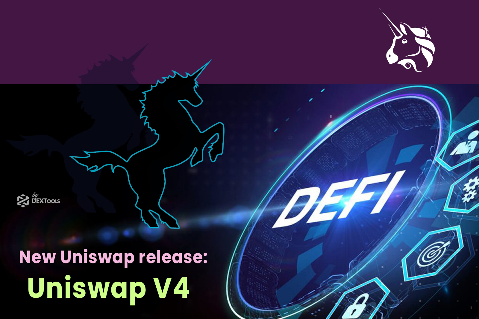 Uniswap Labs has announced the upcoming version Uniswap V4. - DEXTools Uniswap Labs has announced the upcoming version Uniswap V4. - DEXTools